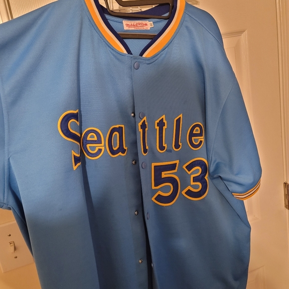 Mitchell & Ness | Shirts | Mitchell And Ness Throwback 979 Seattle ...